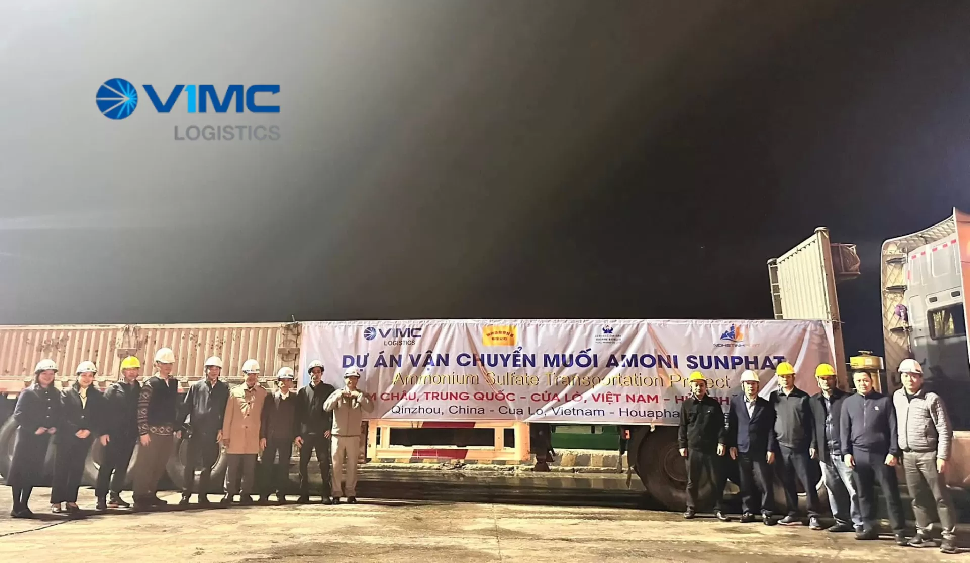 VIMC Logistics triển khai vận chuyển hàng Dự án quốc tế tại Cảng Cửa Lò